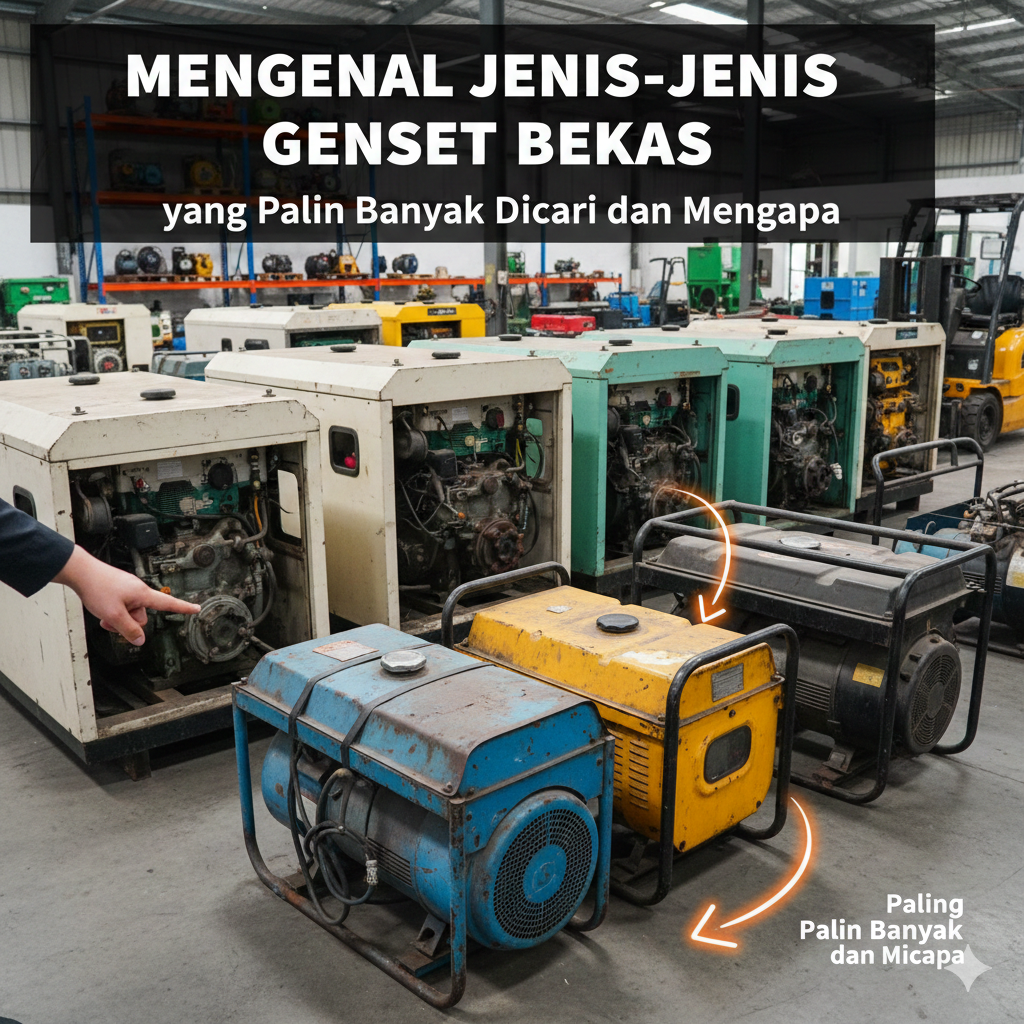 Mengenal Jenis-Jenis Genset Bekas yang Paling Banyak Dicari dan Mengapa ...